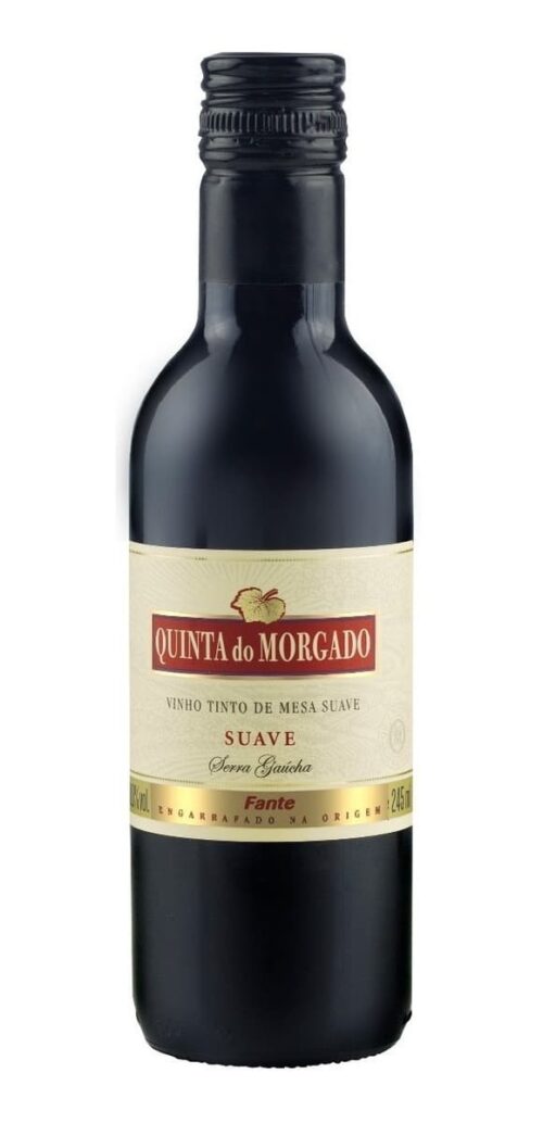 Vinho Quinta do Morgado tinto suave 245ml - Casa Cozzolino